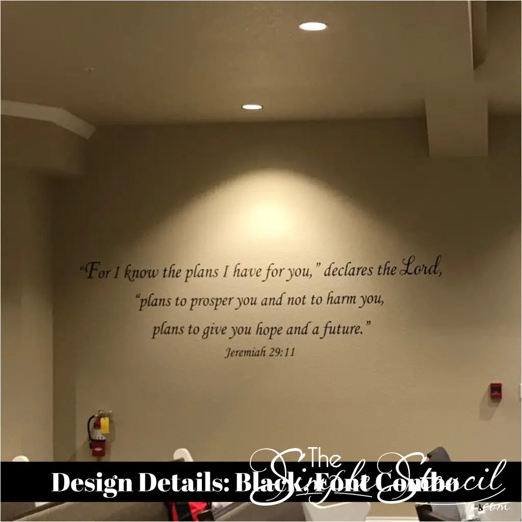 Divine Scripture Décor Package - 5 Bible Verse Decals – The Simple Stencil