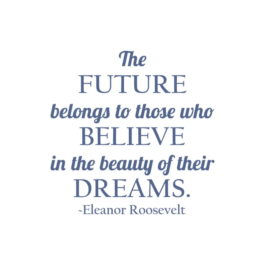 The Future Belongs To Those Who Believe | Motivational Classroom Quote ...