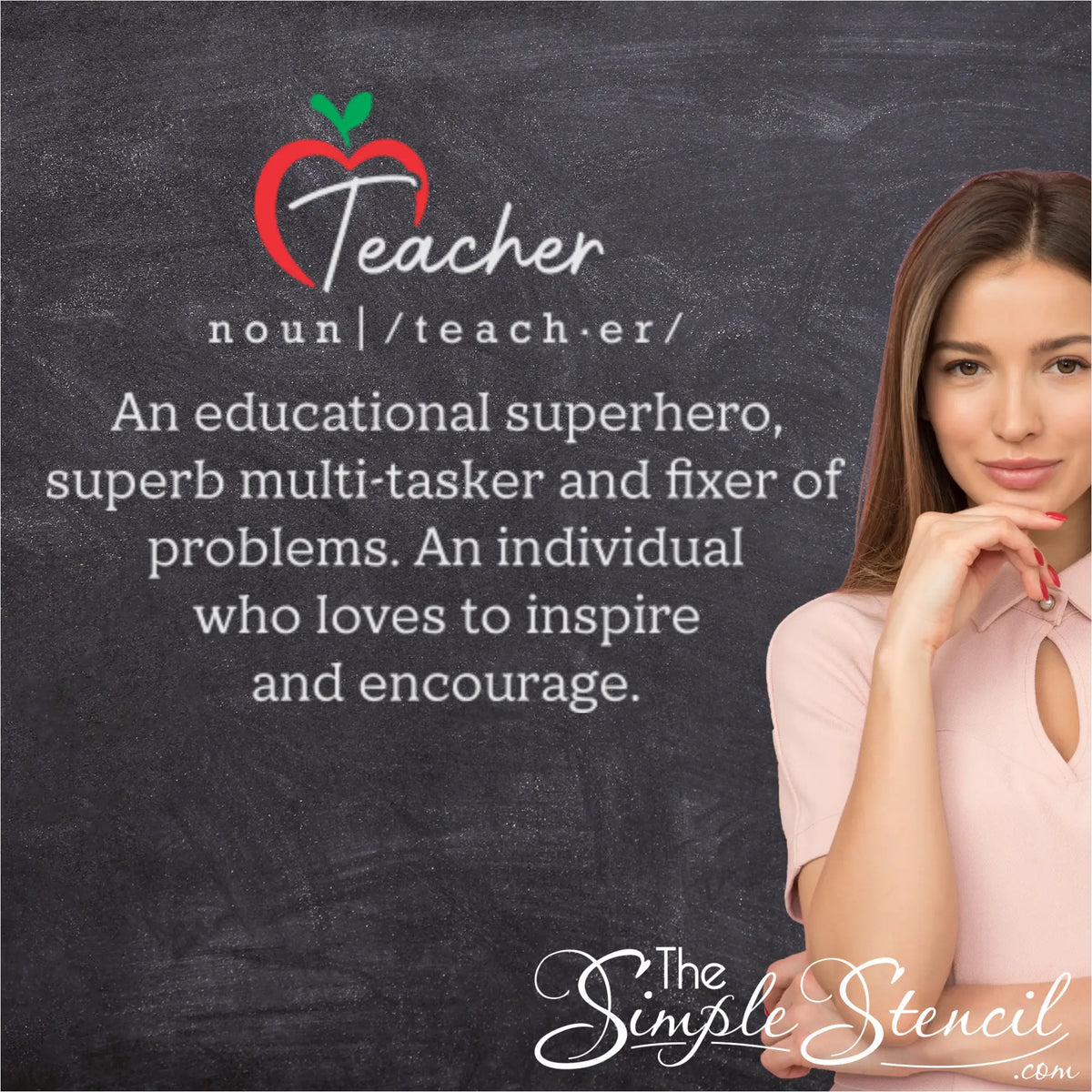 "Teacher: An Educational Superhero" Definition Wall Decal | Teacher ...