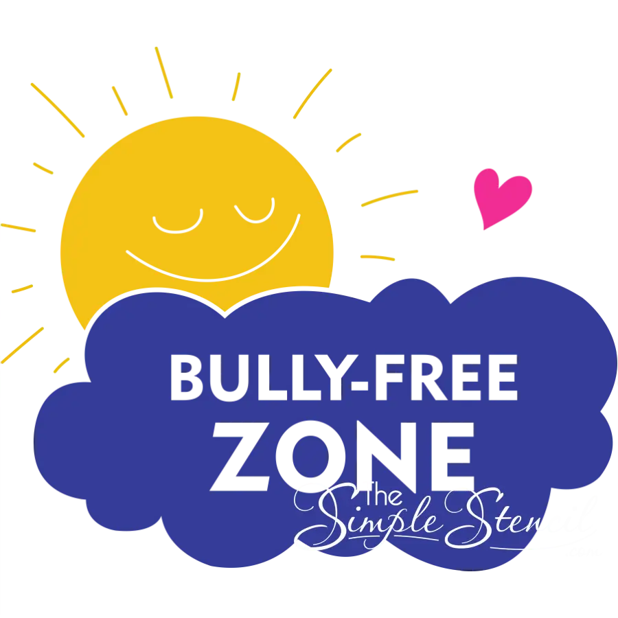 BULLY FREE ZONE Wall Decal - Spreading Kindness Through Wall Decal Art ...