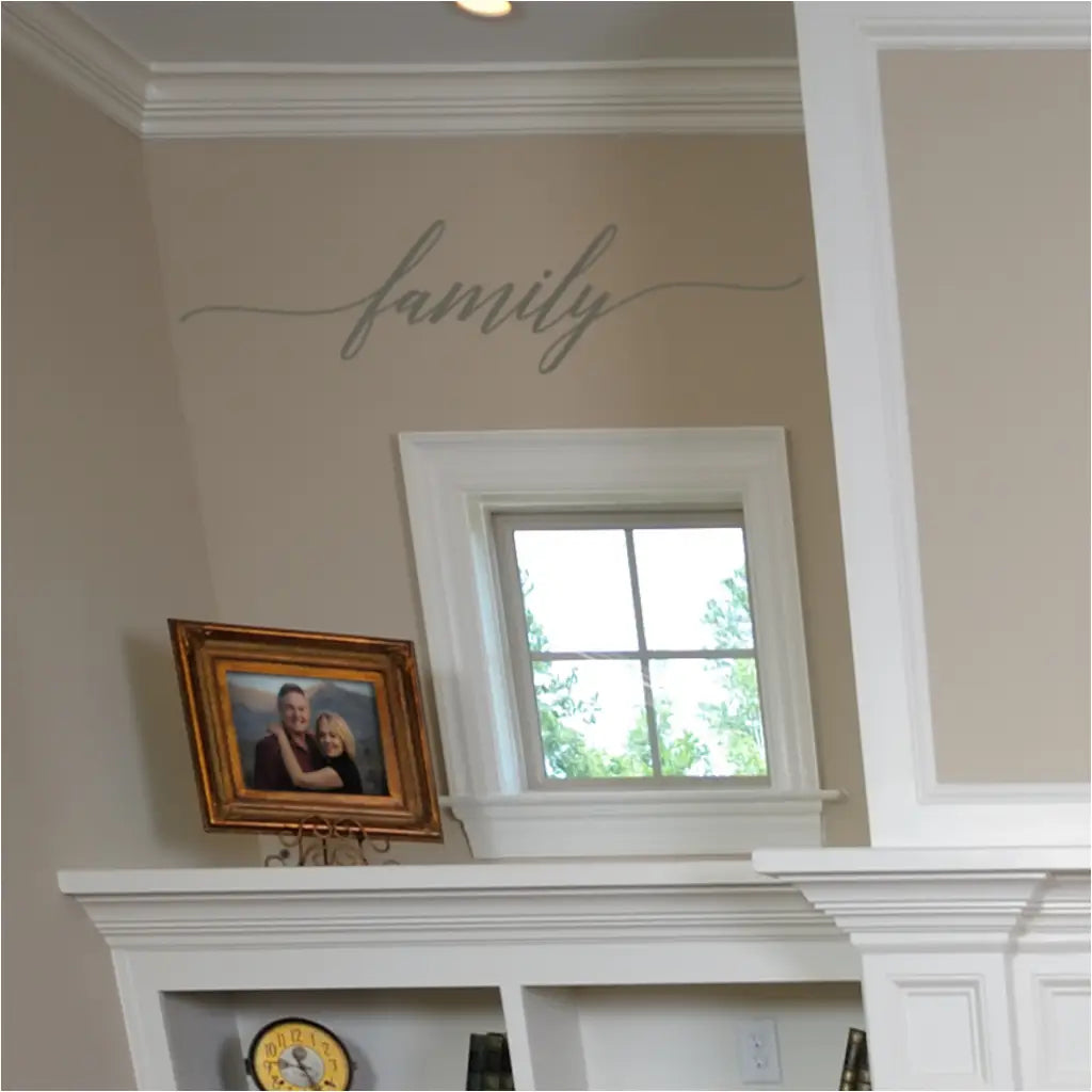 Family - Flowing Script Wall Decal – The Simple Stencil