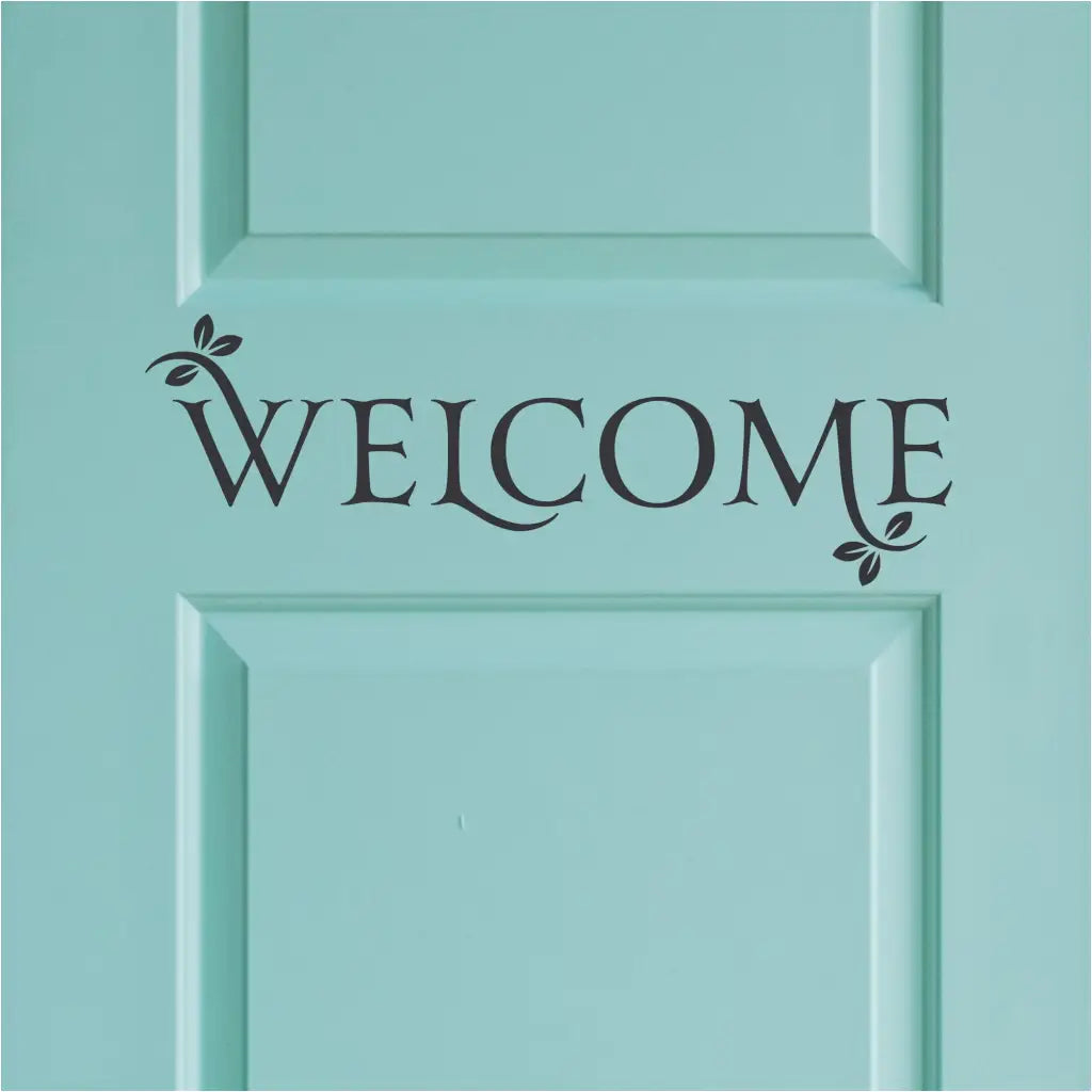 Growing Welcome Decal Sticker | Welcoming Door Sign – The Simple Stencil