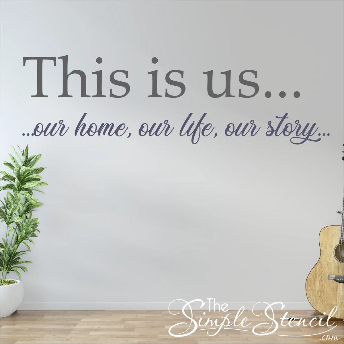 This Is Us - Our Home Our Life Our Story | Wall Decal Stencil Art – The ...