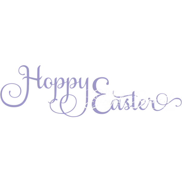 Hoppy Easter | Self Adhesive Easter Decal | Cute Spring Decor Ideas ...