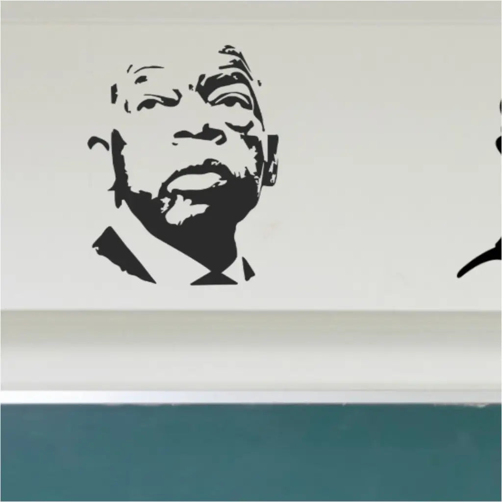 John Lewis Silhouette Portrait Decal | School & Office Decor – The ...