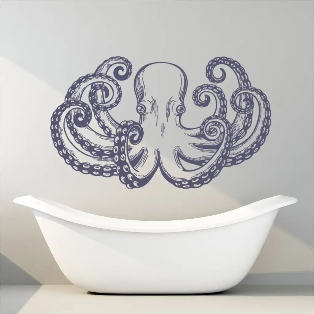 Octopus Large Wall Art Beach Decor – The Simple Stencil