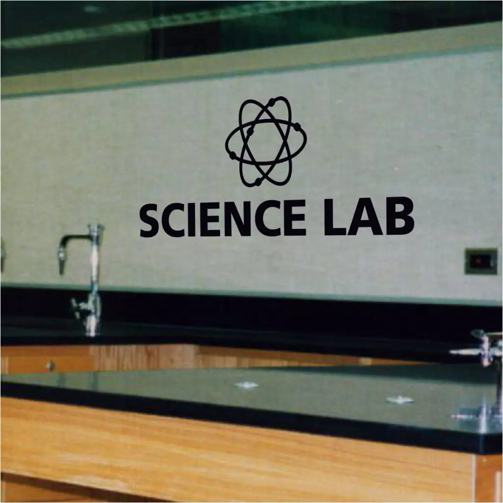 Science Lab | Science Classroom Wall Decor | Simple Stencil Decals ...