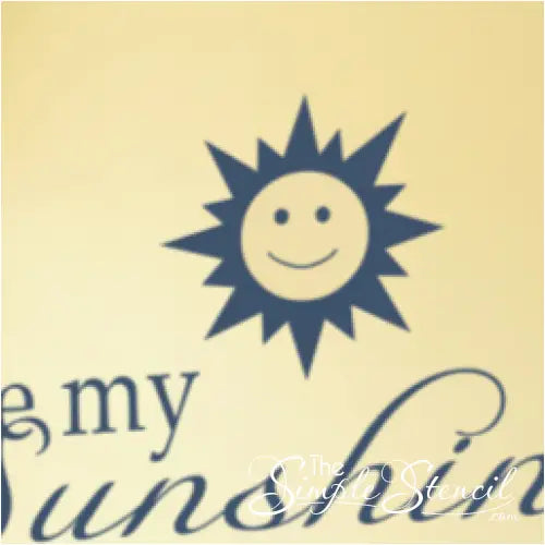 Smiling Sun | Sweet Sun Wall or Window Decal | Kid's Room Decor – The ...