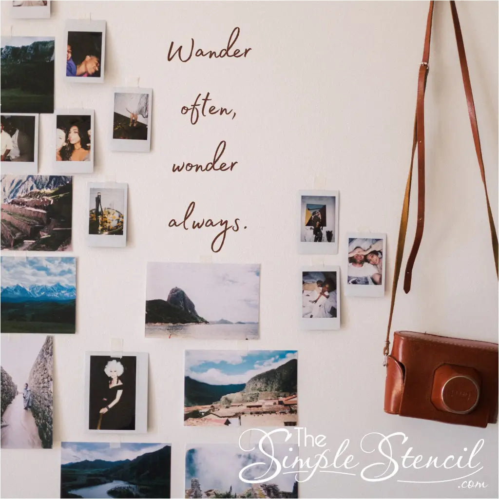 Wander Often, Wonder Always. | Custom Decal & Gift Idea For Travelers ...